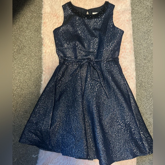 Rare Editions | Dresses | Rare Editions Sparkling Midnight Blue Formal ...